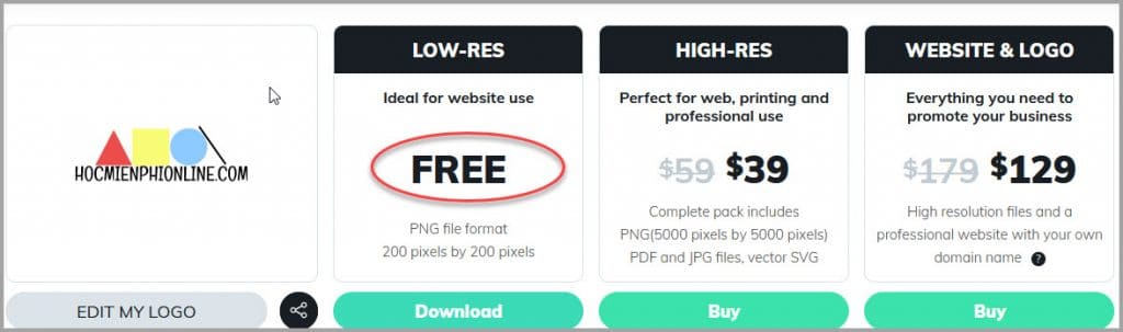 Thiết kế logo miễn phí với FreeLogoDesign » HỌC MIỄN PHÍ ONLINE